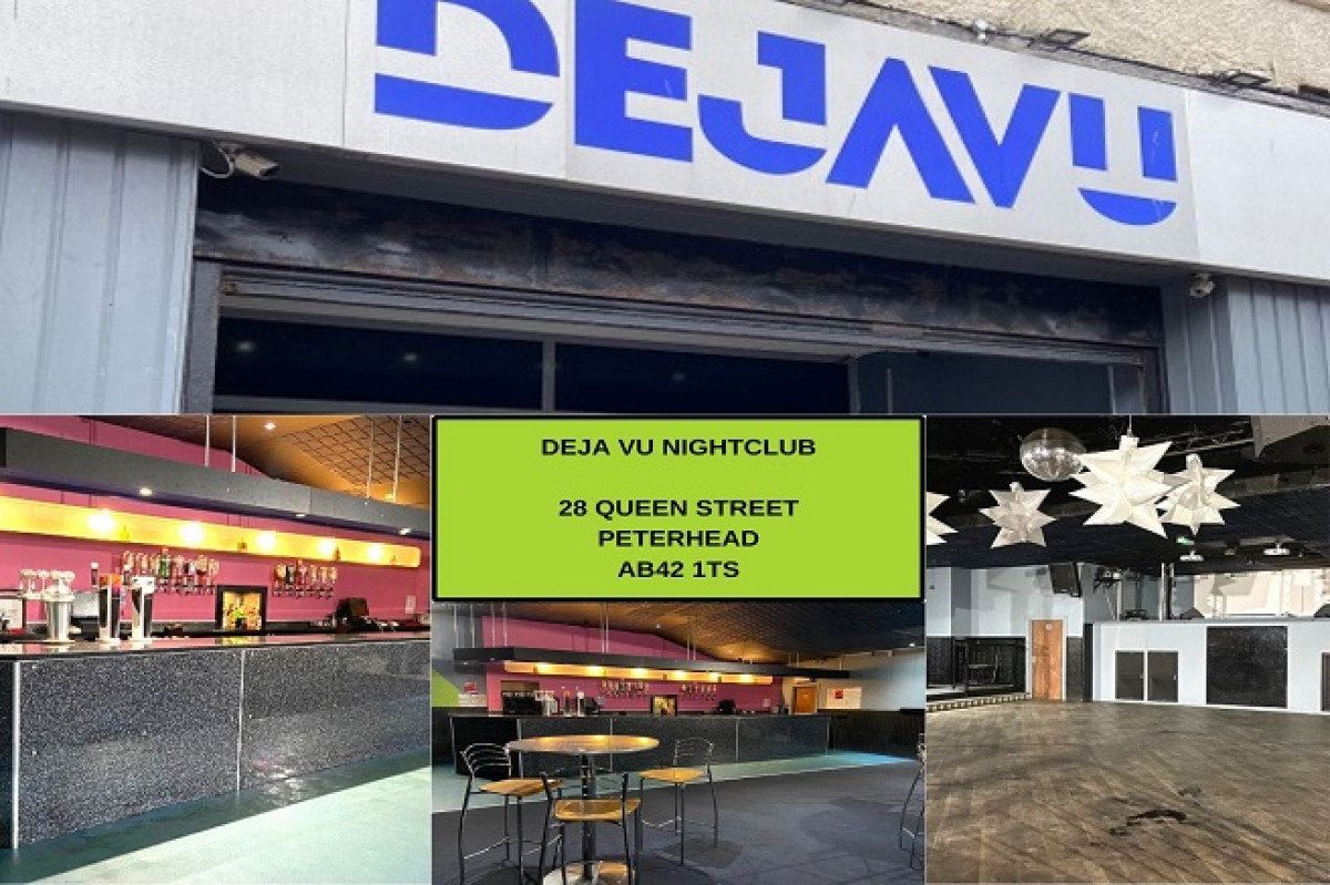 Deja Vu Nightclub, Peterhead - NOW LET - CDLH