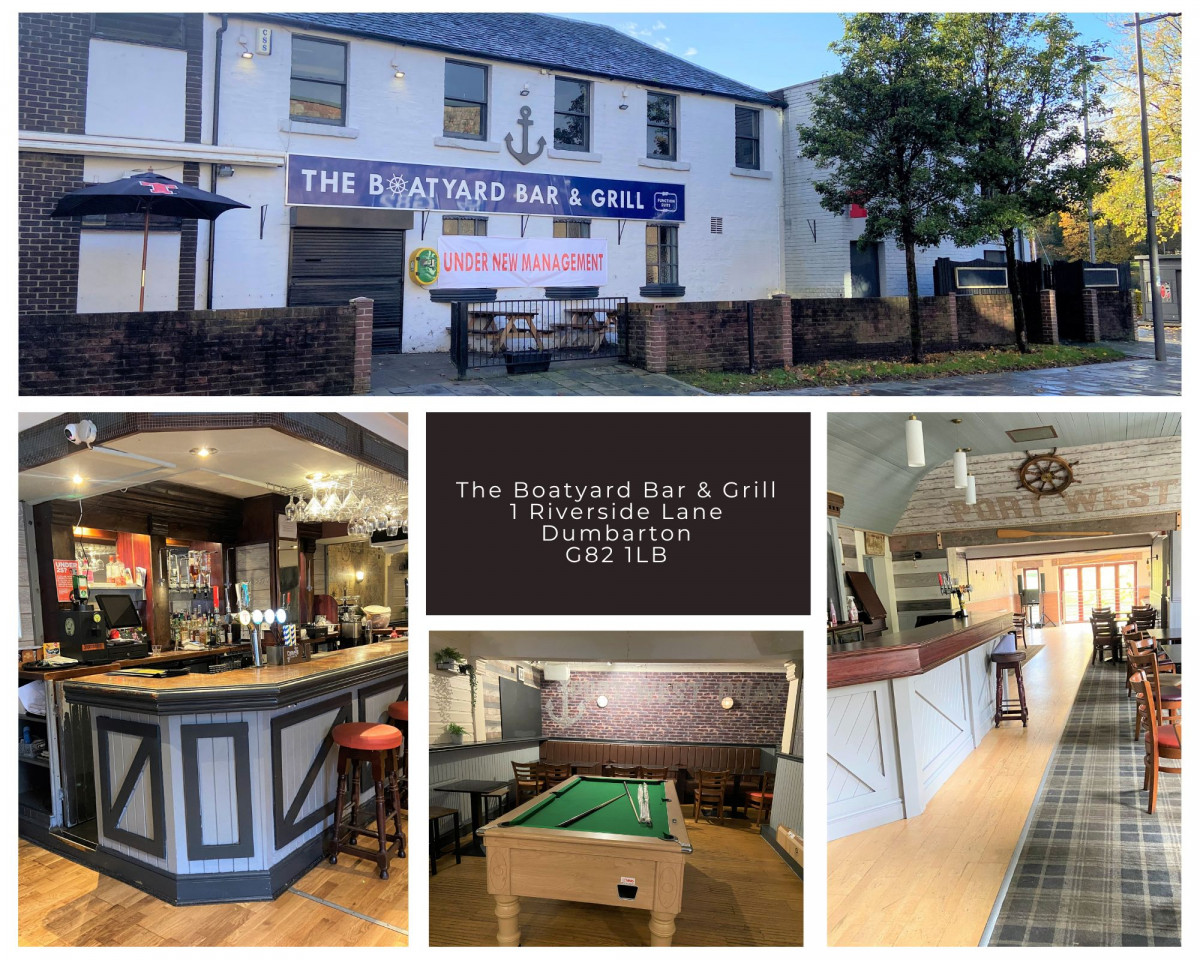 The Boatyard Bar & Grill, Dumbarton - NOW LET - CDLH